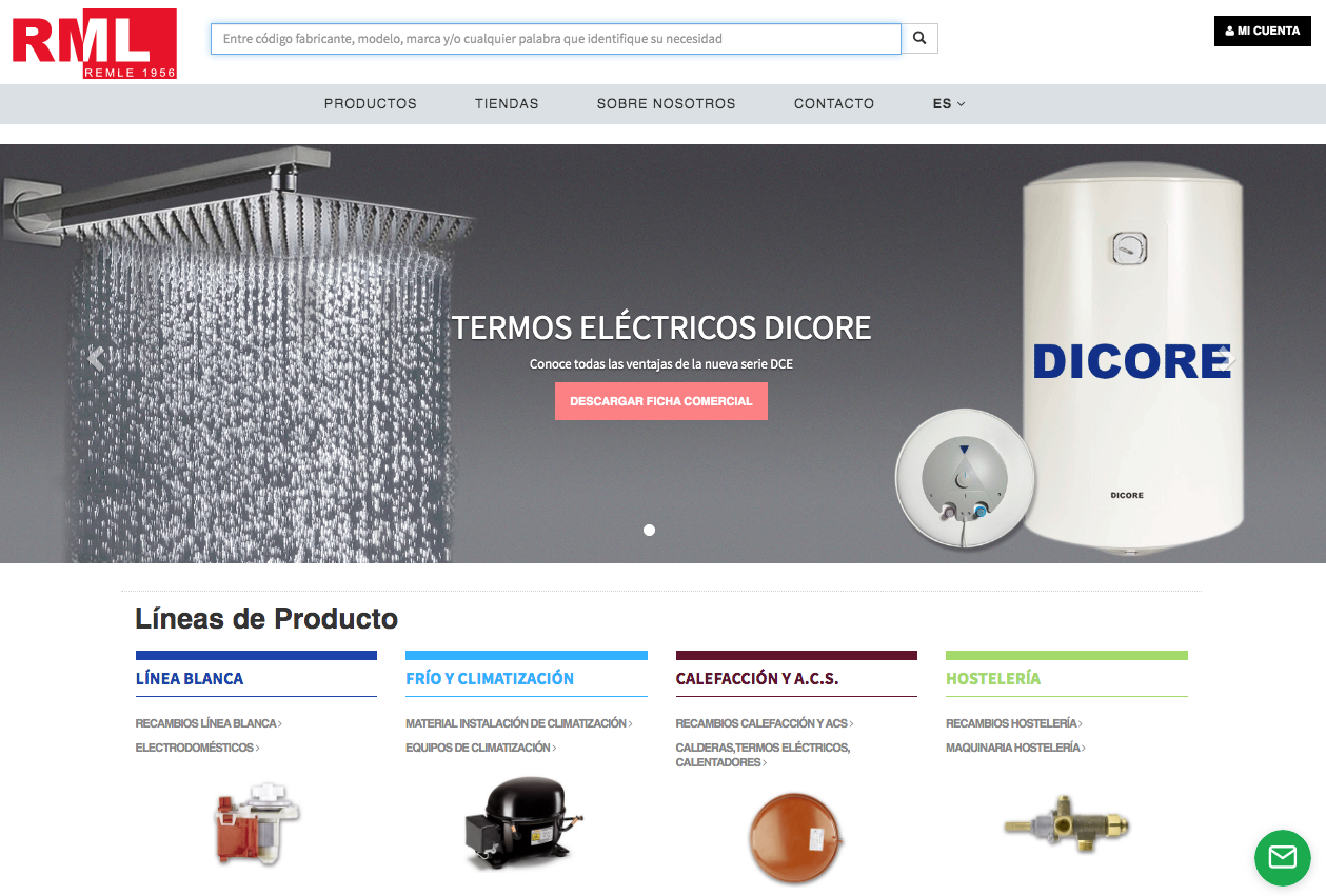 Mejoras en la web corporativa de REMLE | Remle